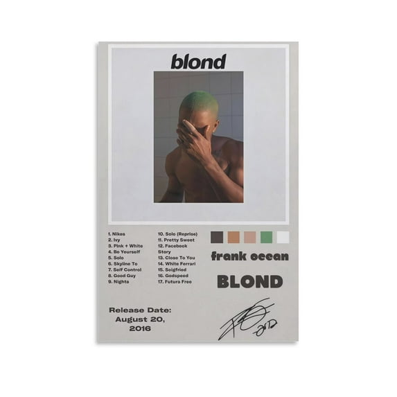 Frank Ocean Poster (6) Poster Decorative Painting Canvas Wall Art ...