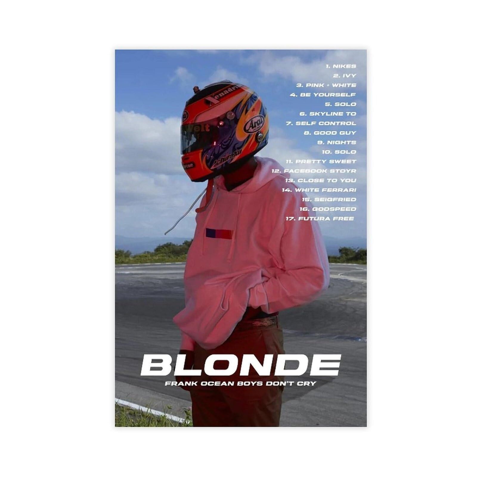 Frank Ocean Poster (8)Blonde Rapper Music Album Cover Canvas Poster ...