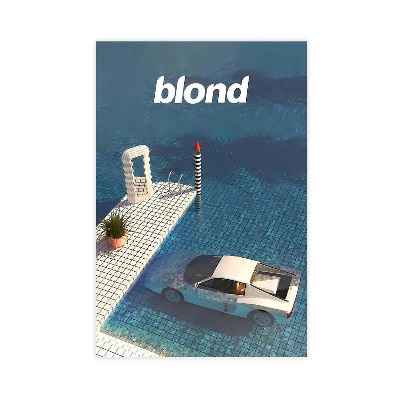 Frank Ocean Poster Blond 2 Album Cover Posters Rap Music Poster Wall ...