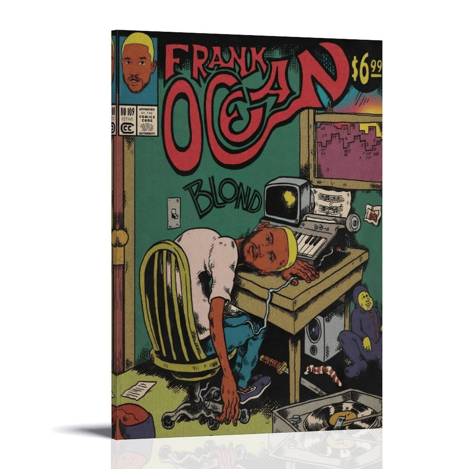 Frank Ocean Poster Blonde Album Cover Art Comic Poster Framed Posters