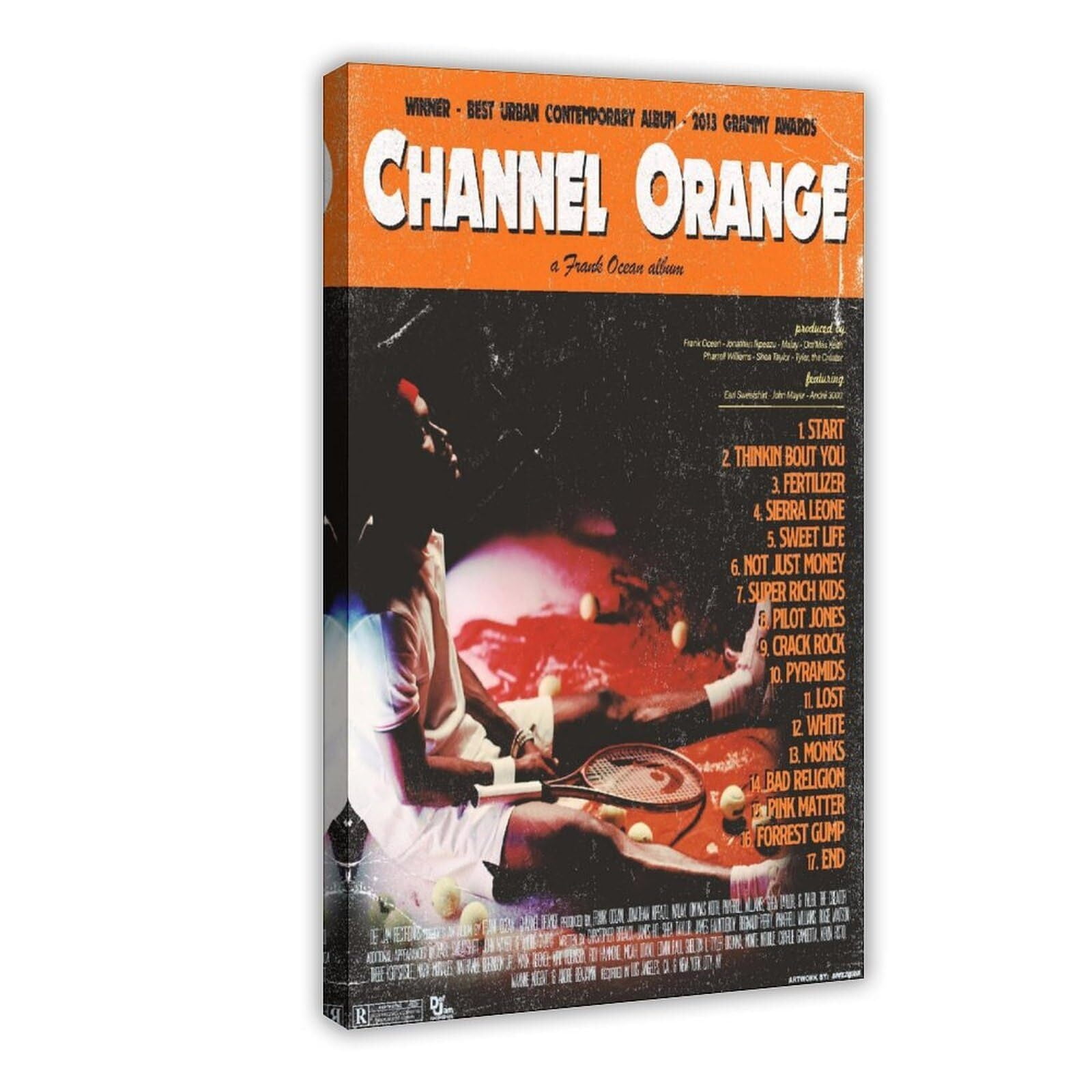 Frank Ocean Poster Channel Orange Album Cover Canvas Poster Wall Art ...