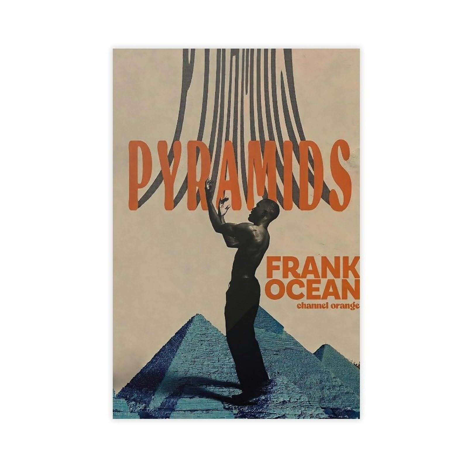 Frank Ocean Poster Pyramids, Channel Orange Album Cover Posters Rap ...