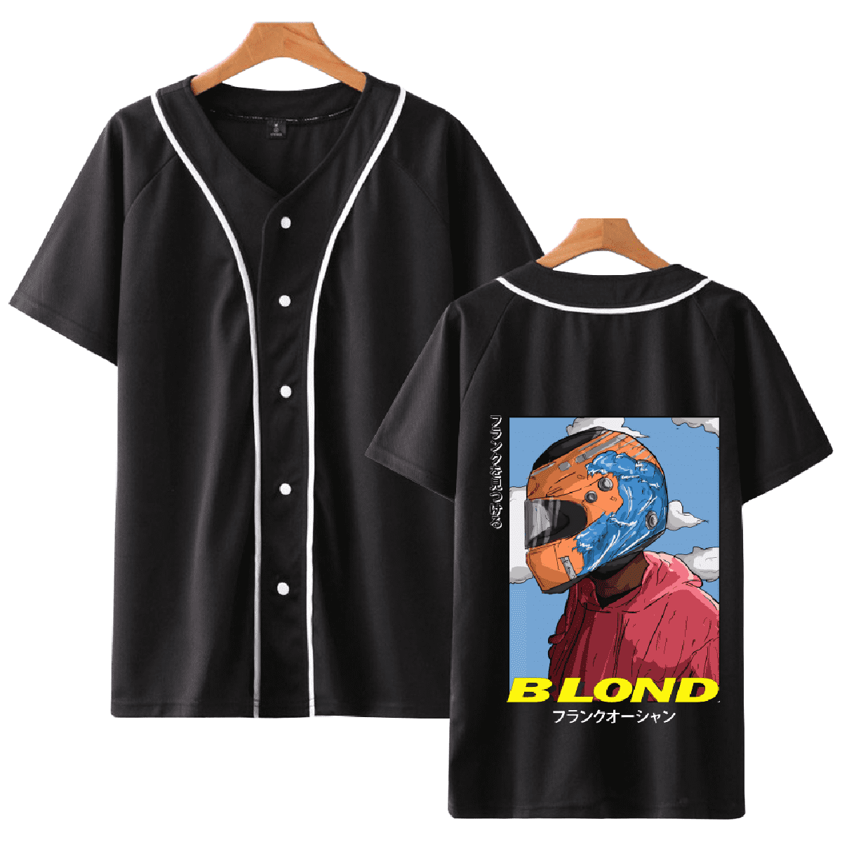 Frank Ocean Short Baseball Shirts Blood Bloode Aesthetic Vintage Merch ...