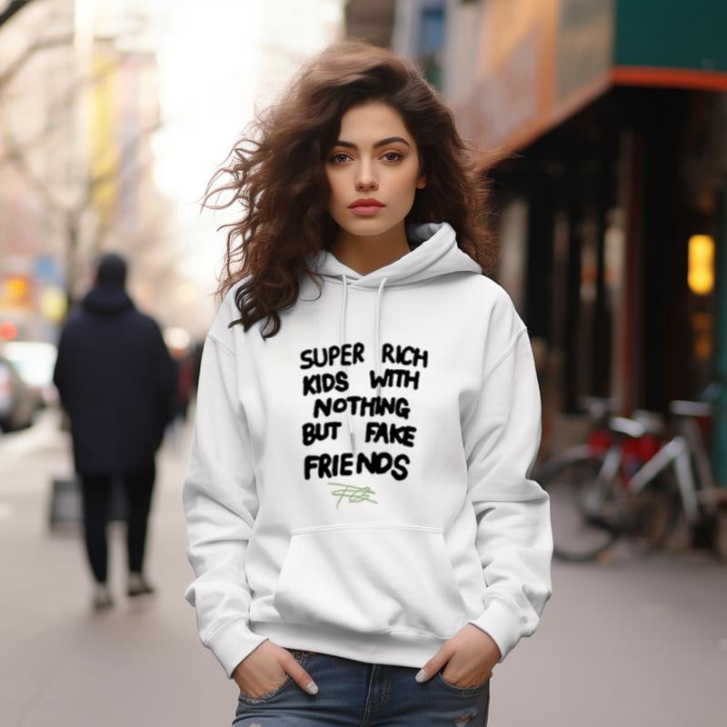 Frank Ocean Super Rich Kids Fake Friends Hoodie, for men & women, up to ...