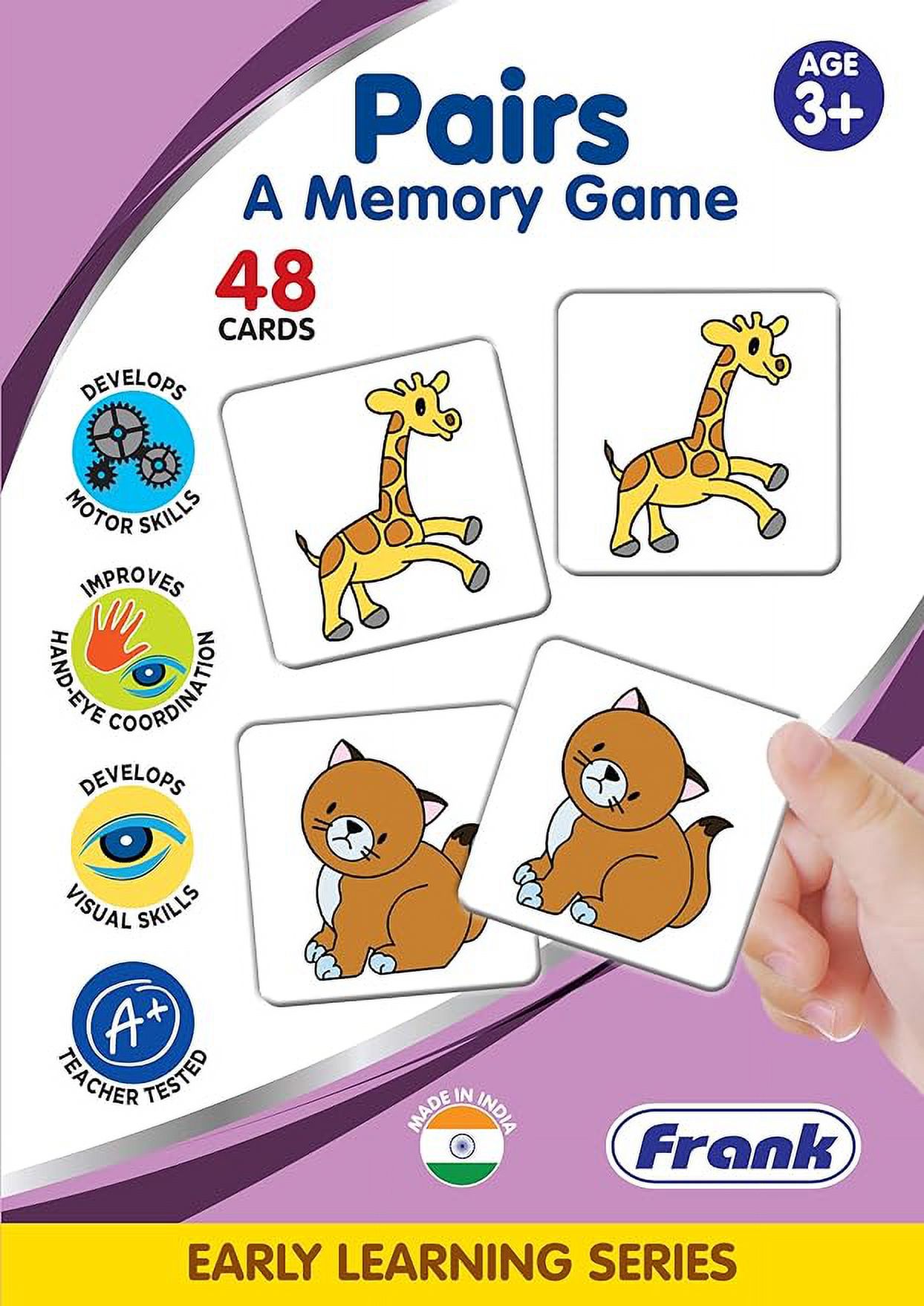 Frank Pairs - A Memory Game - 48 Cards, Early Learner Matching Picture ...