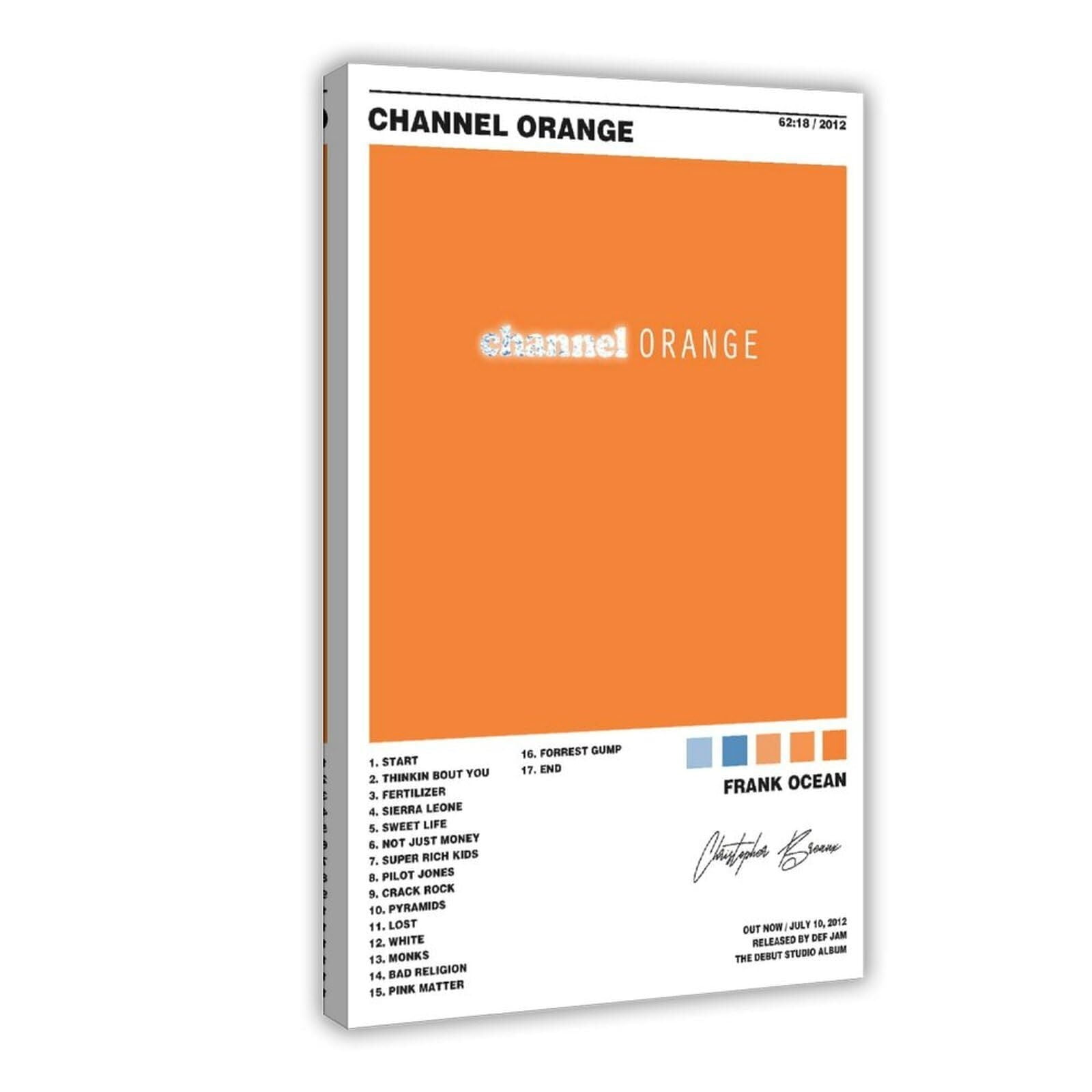 Frank Poster Ocean Channel Orange Album Cover Poster Canvas Poster Wall ...