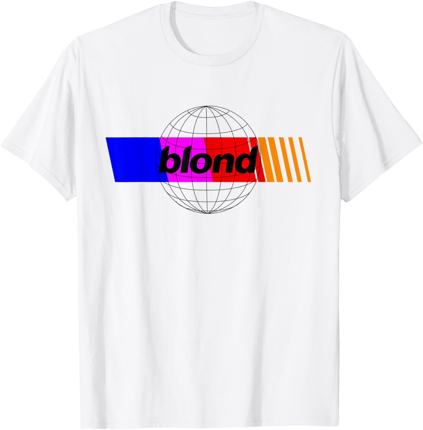 Frank Rapper Blond R&B Album Ocean Globe Worldwide Merch T-Shirt ...