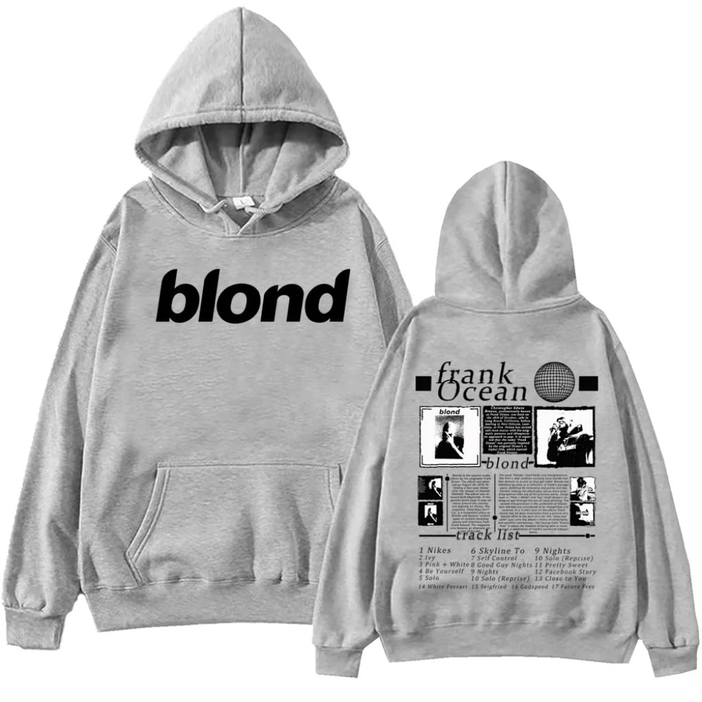 Frank Rapper Ocean Hoodie Frank Blond Ocean Merch Pullover Sweatshirt Hoodies Fans Clothes ...