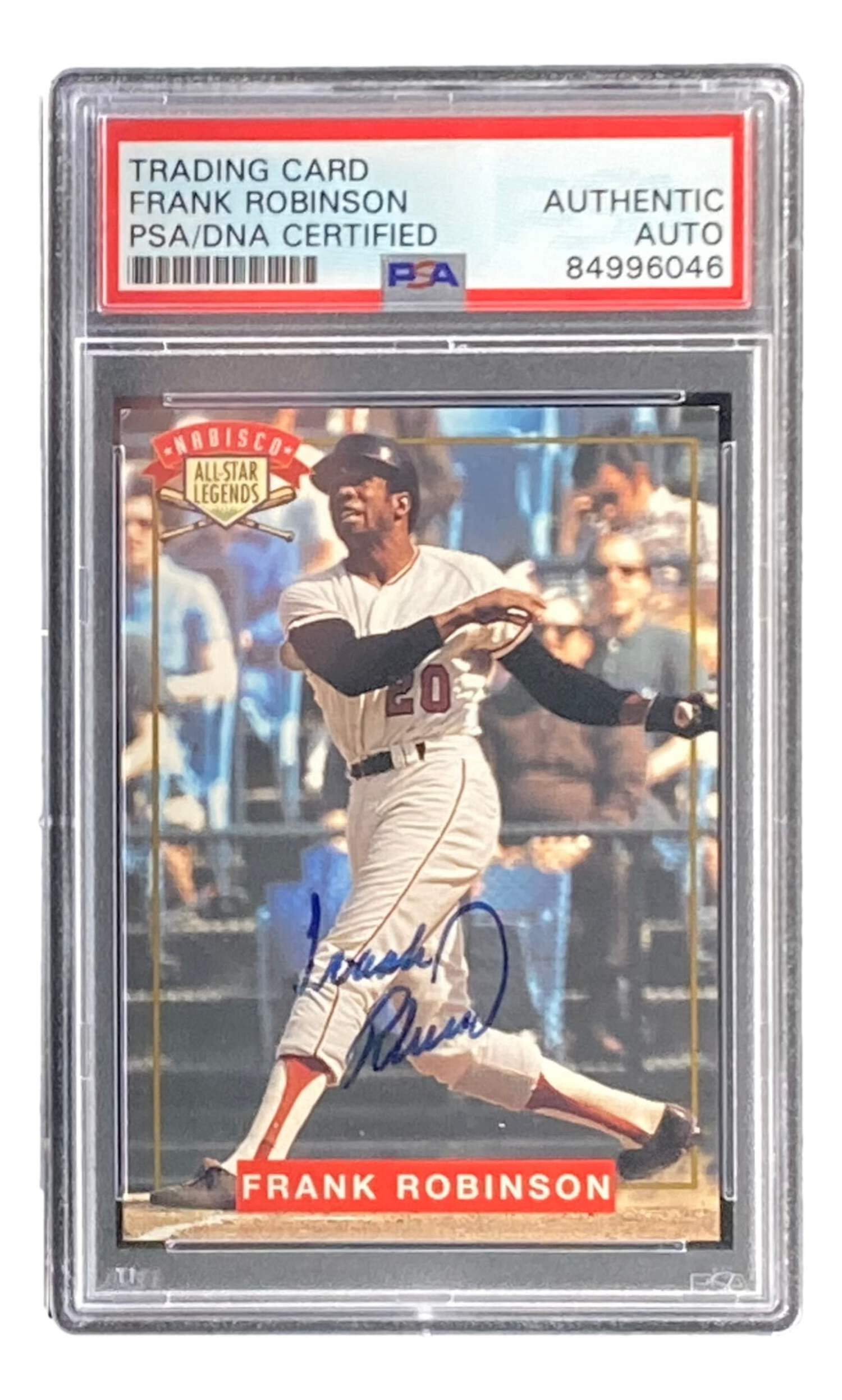 Frank Robinson Signed 1994 Nabisco All-Star Legends Trading Card PSA ...