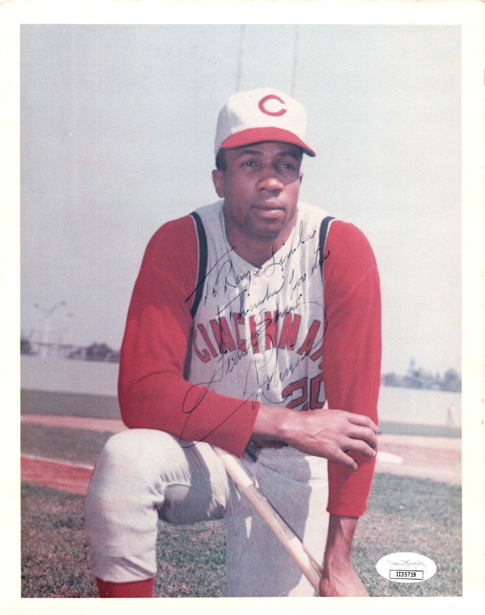 Frank Robinson Signed Autographed 8X10 Photo Cincinnati Reds JSA ...
