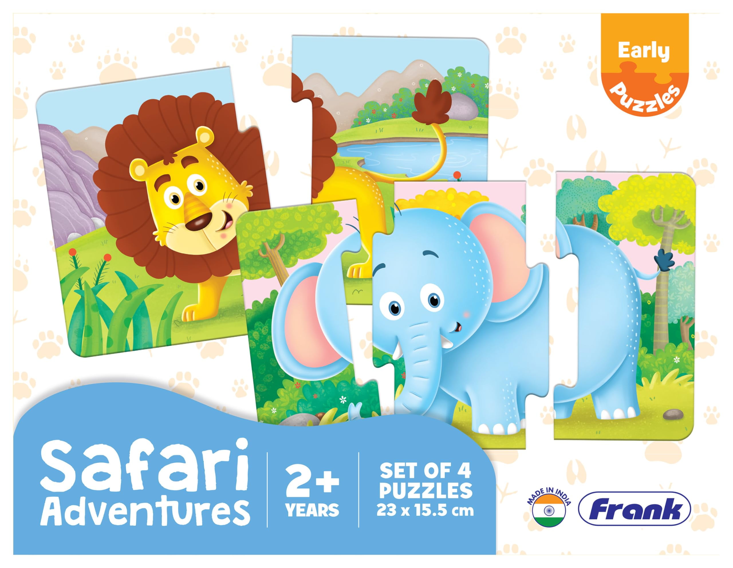 Frank Safari Adventures Early Puzzles For Kids For Age 2 Years - Set Of ...