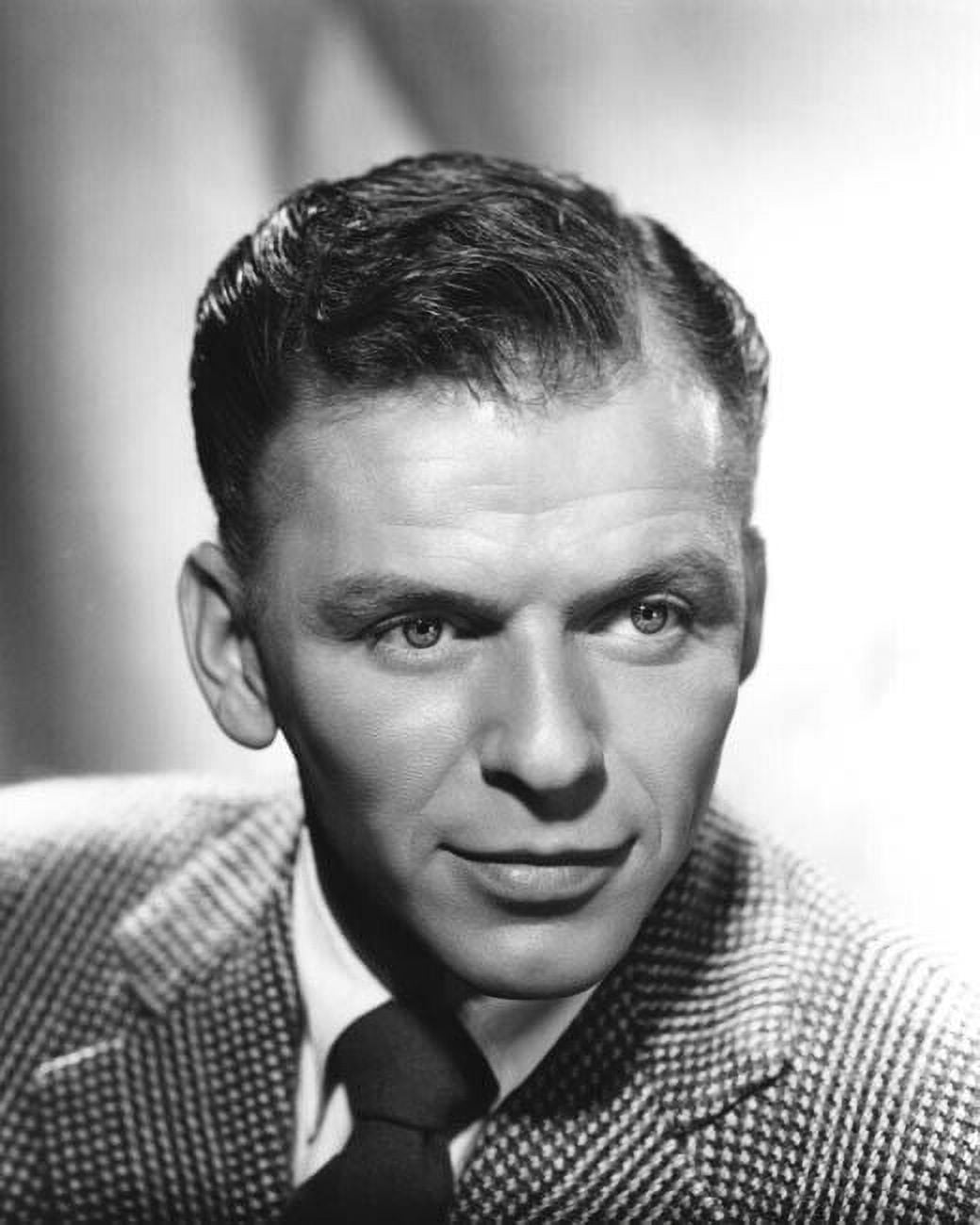 Frank Sinatra 1940's studio portrait in sports jacket and tie Poster ...