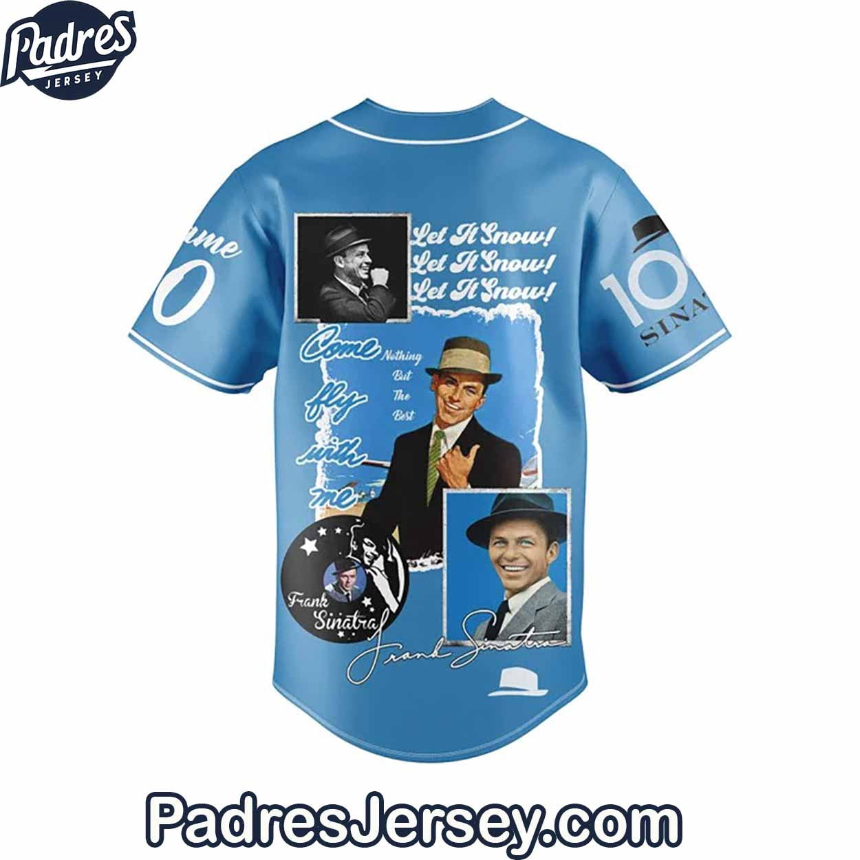 Frank Sinatra Baseball Jersey Outfit - Nothing But The Best - Walmart.com