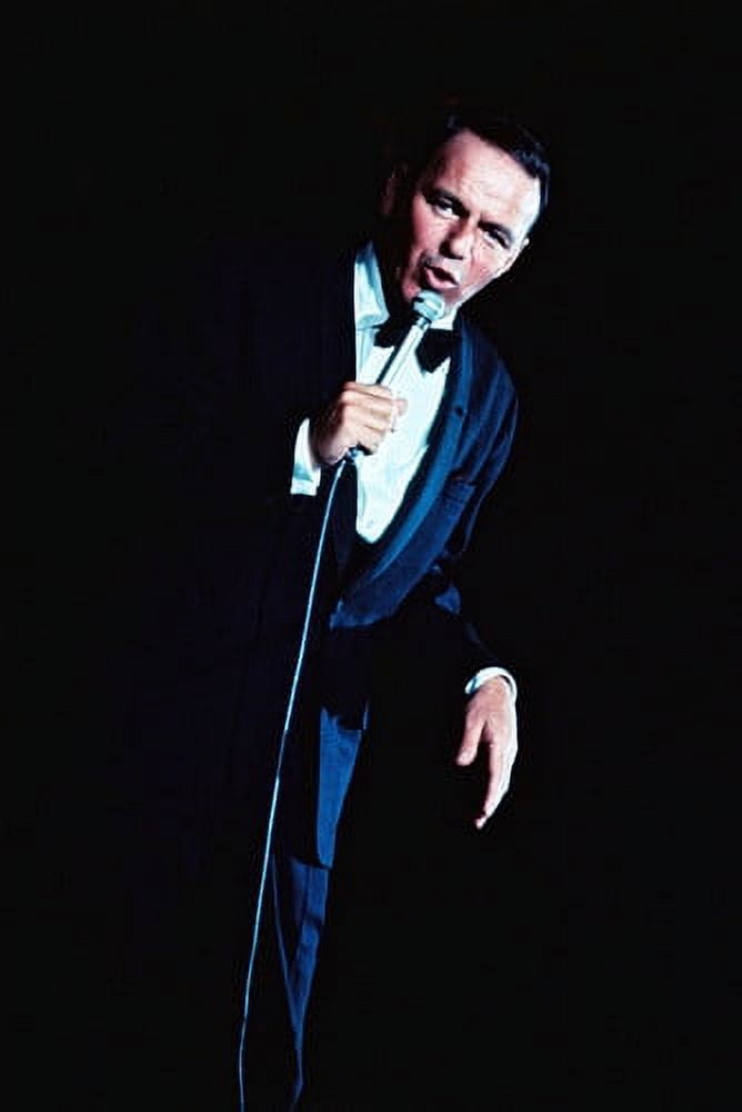 Frank Sinatra Color 24X36 Poster Moody In Concert - Walmart.com