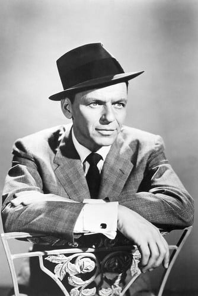 Frank Sinatra Iconic Pose In Hat 24X36 Poster - Walmart.com