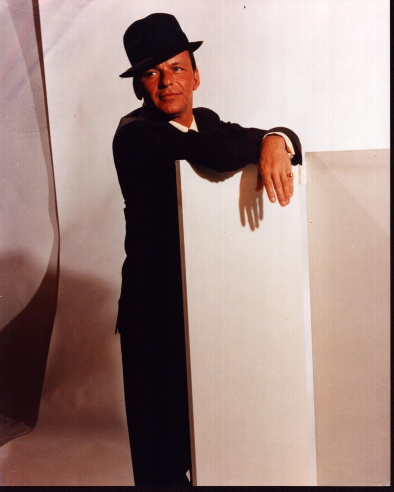 Frank Sinatra Leaning On Wall In Suit And Fedora Photo Print (8 x 10 ...