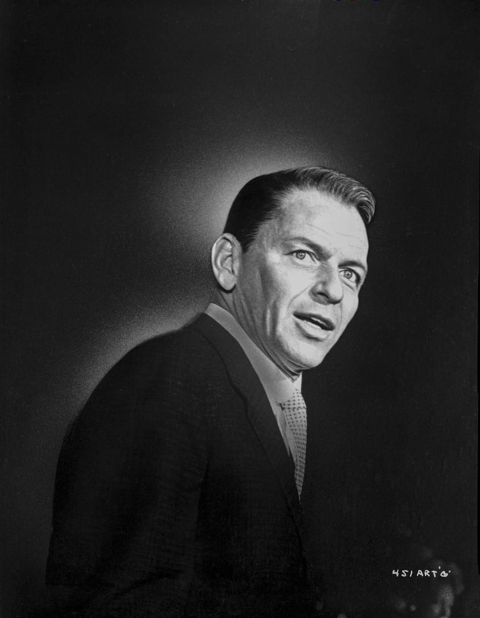Frank Sinatra Posed in Suit with Mouth Slightly Open Photo Print (24 x ...