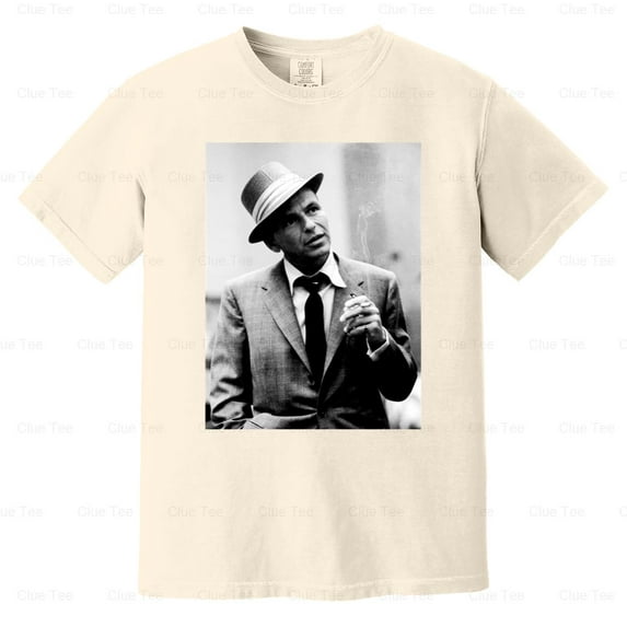 Frank Sinatra Smoke Ol' Blue Eyes The Rat Pack Legend Fan Comfort Color ...
