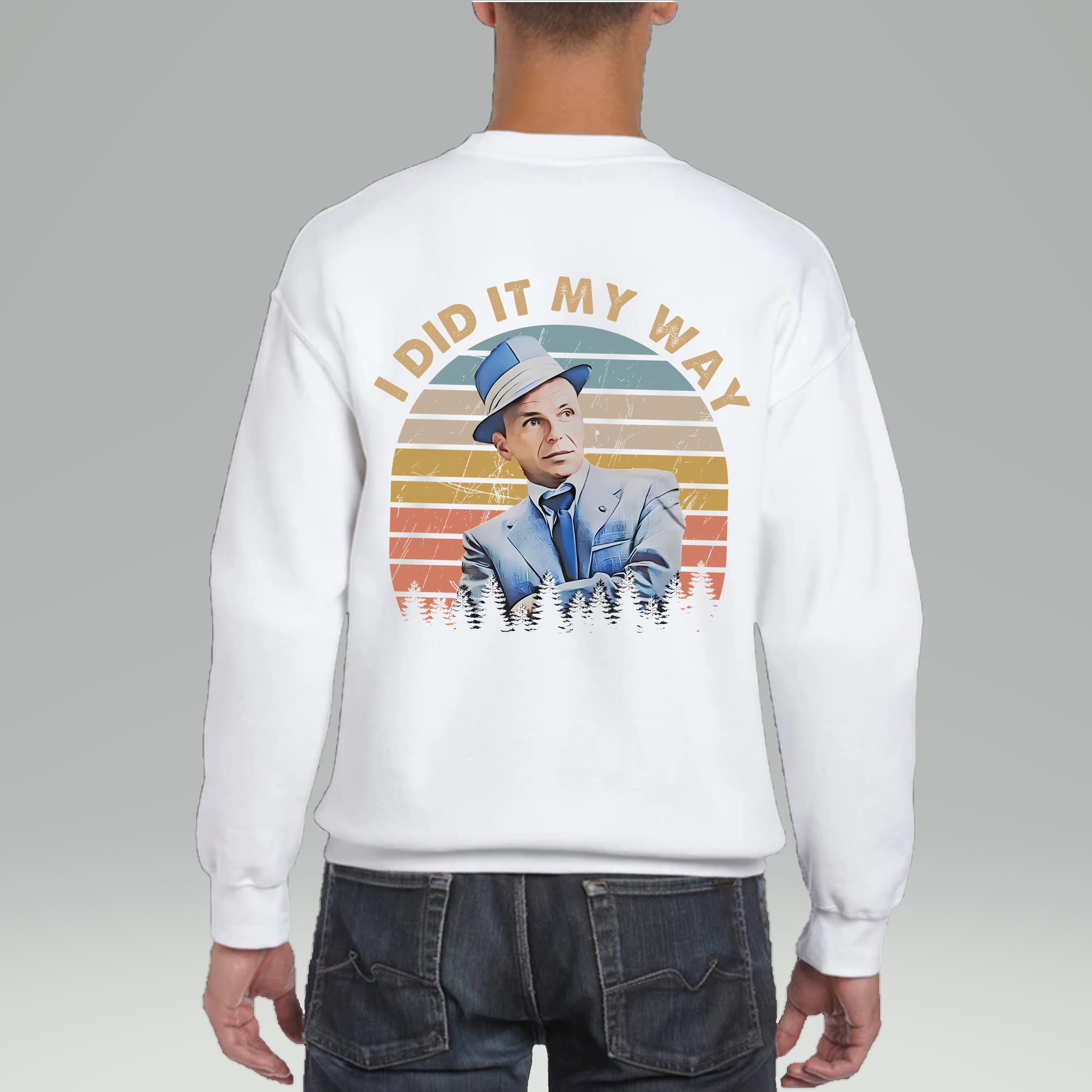 Frank Sinatra Sweater Back Side, Unisex Sweater Back Side for Men and ...