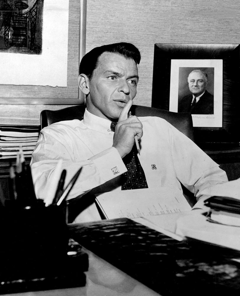 Frank Sinatra at a desk Photo Print (24 x 30) - Walmart.com