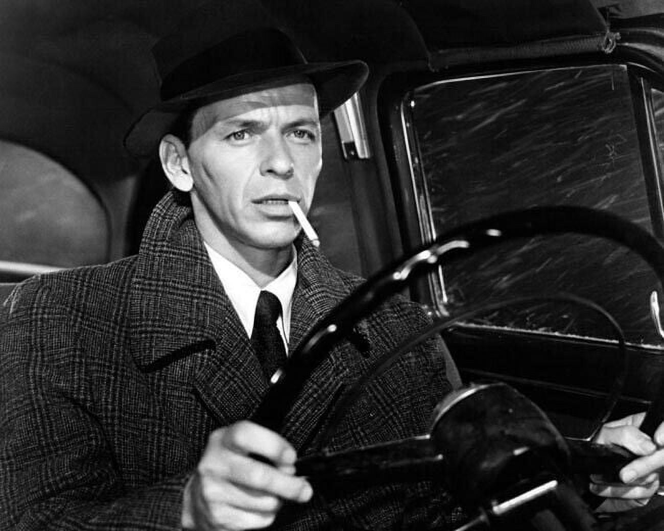 Frank Sinatra cigarette in mouth driving car Young at Heart 16x20 ...