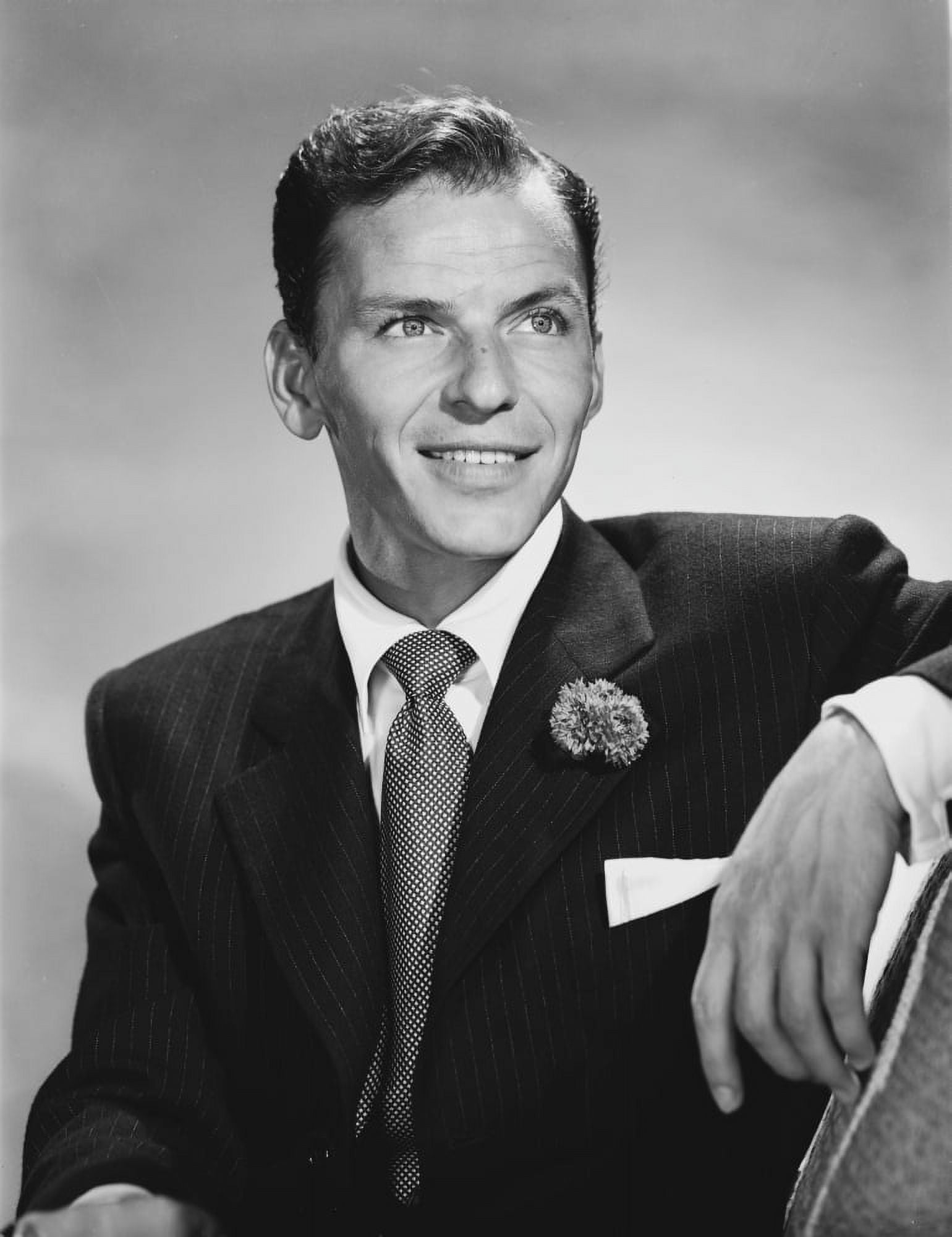 Frank Sinatra on Couch, sitting in Formal Suit Photo Print (24 x 30 ...