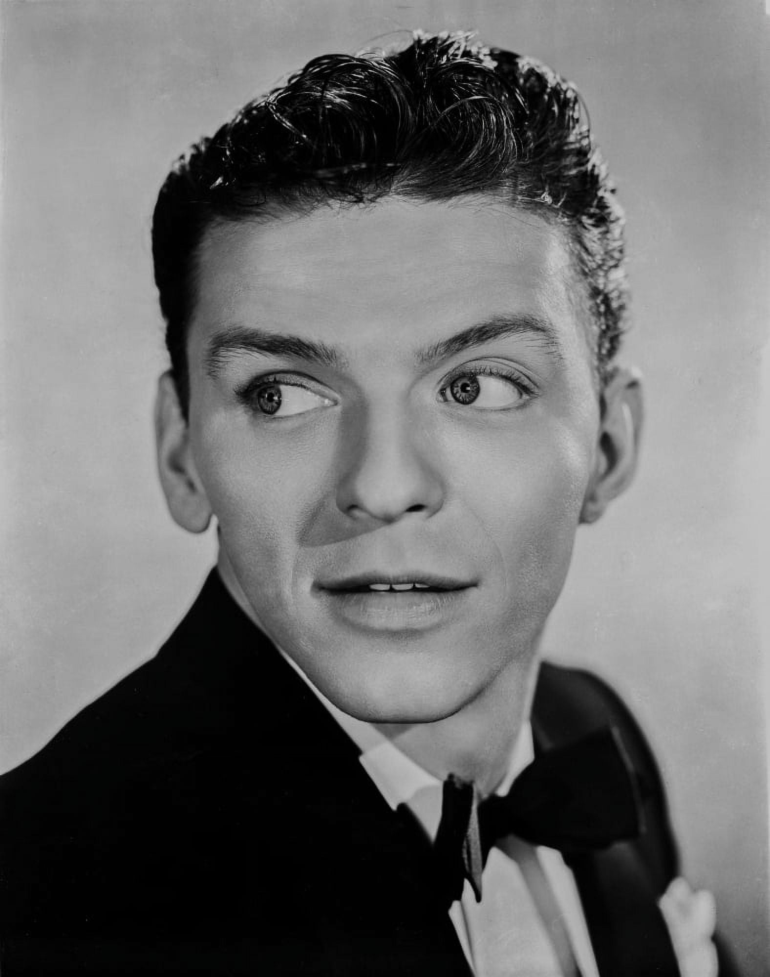 Frank Sinatra smiling in Black Tuxedo Photo Print (8 x 10) - Walmart.com