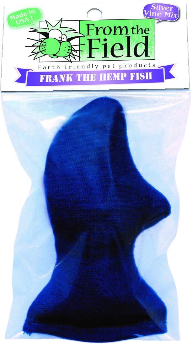 Frank The Hemp Fish With Silver Vine Cat Toy - Walmart.com