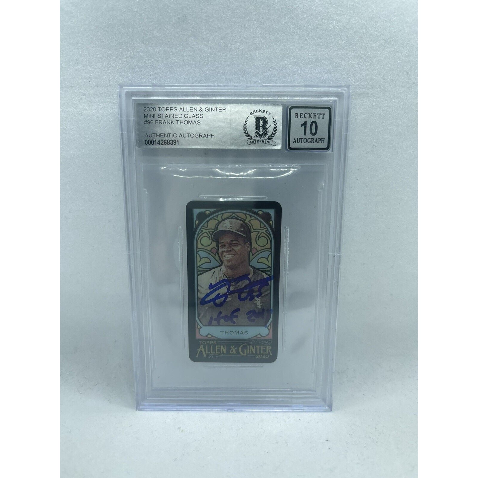 Frank Thomas 2020 Topps Allen Ginter Stained Glass Mini SP Beckett ...