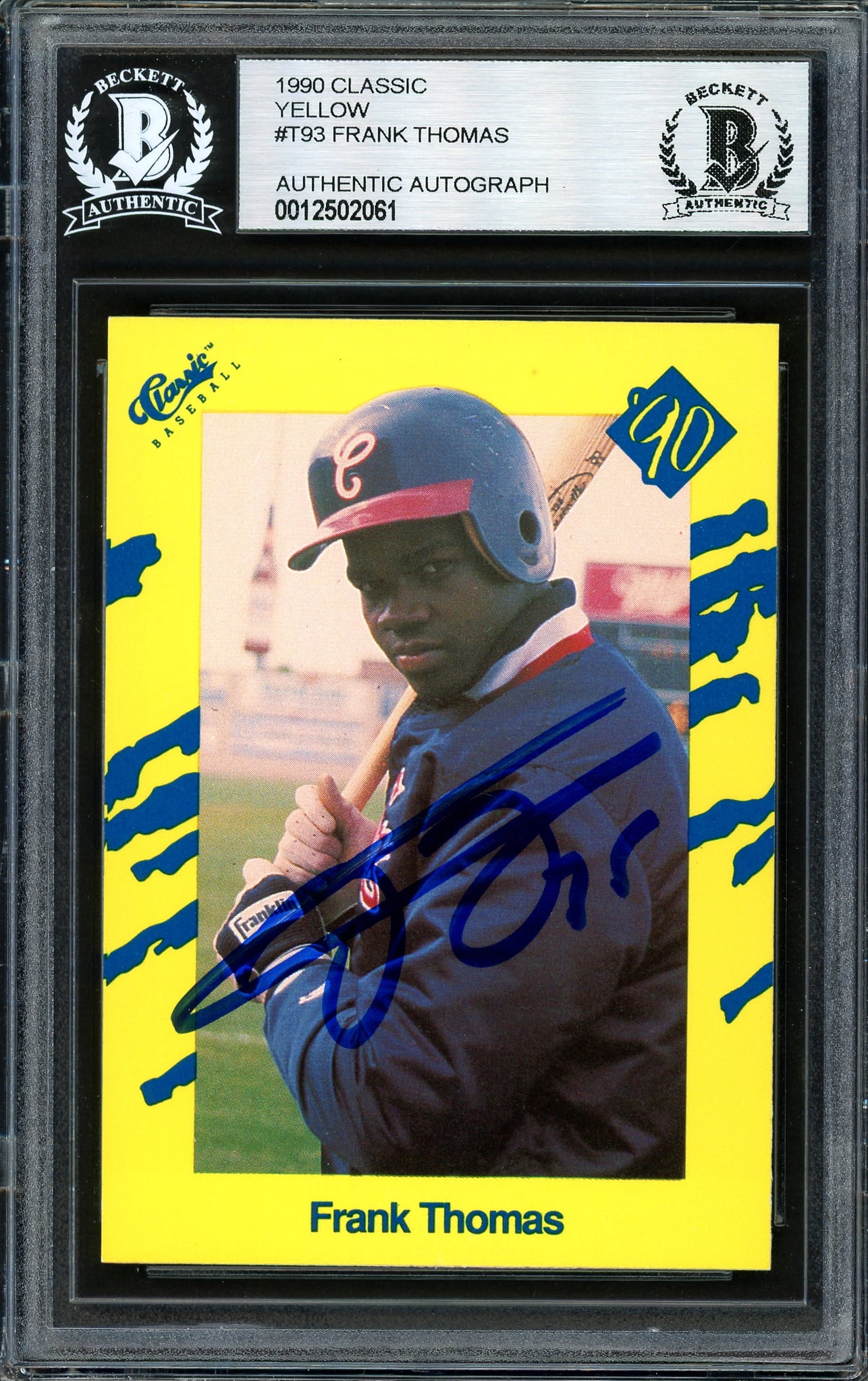 Frank Thomas Autographed 1990 Classic Series III Rookie Card #T93 ...