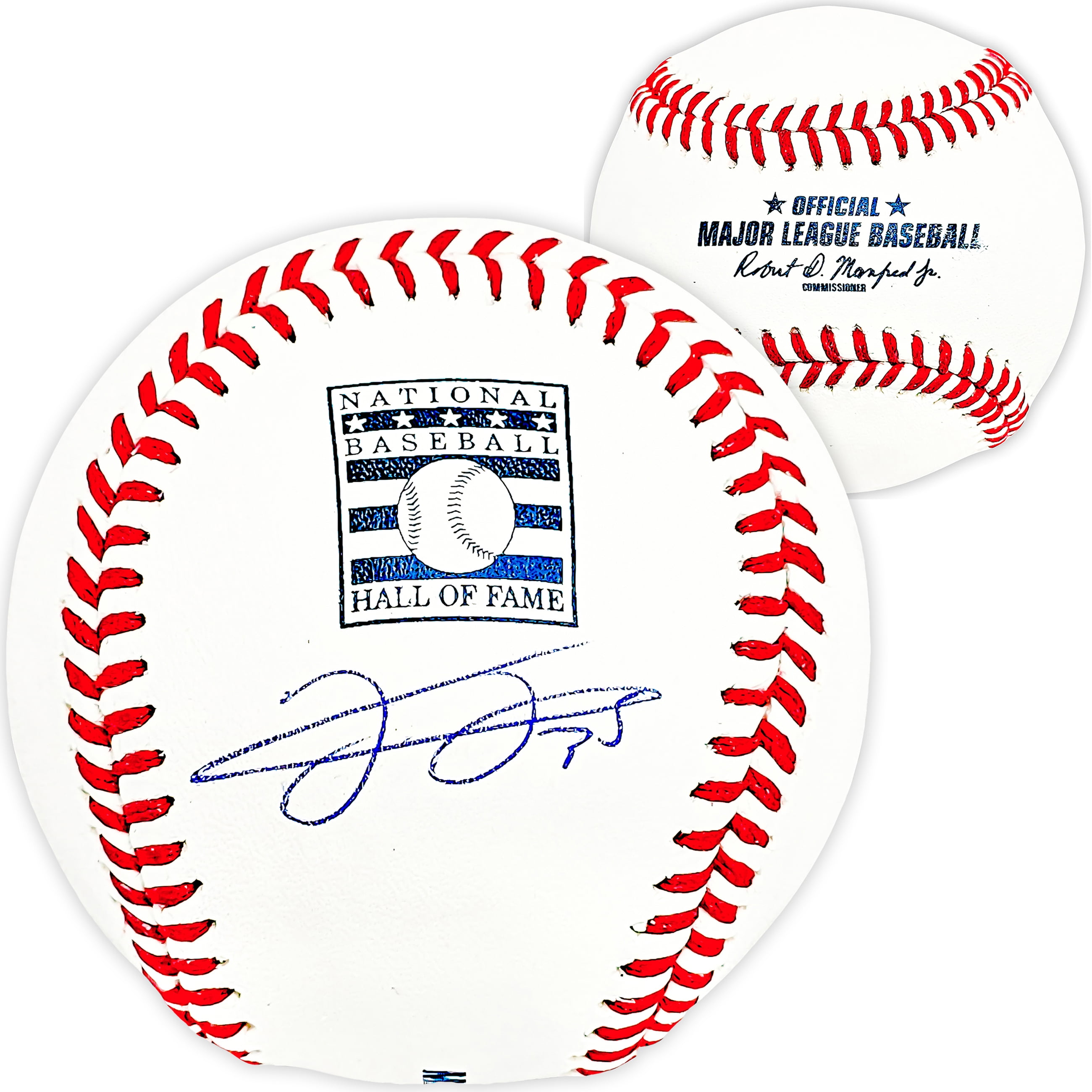 Frank Thomas Autographed Official Hall of Fame HOF Logo MLB Baseball ...