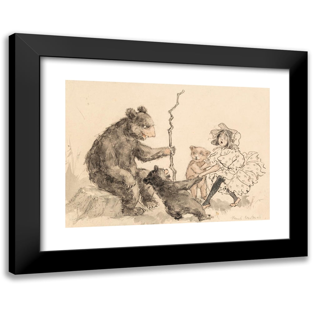 Frank Ver Beck 18x14 Black Modern Framed Museum Art Print Titled ...