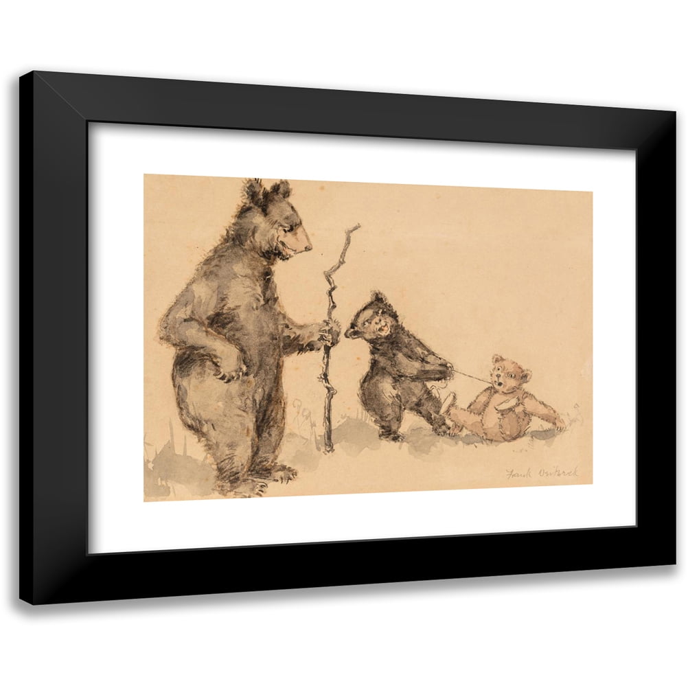 Frank Ver Beck 24x19 Black Modern Framed Museum Art Print Titled ...