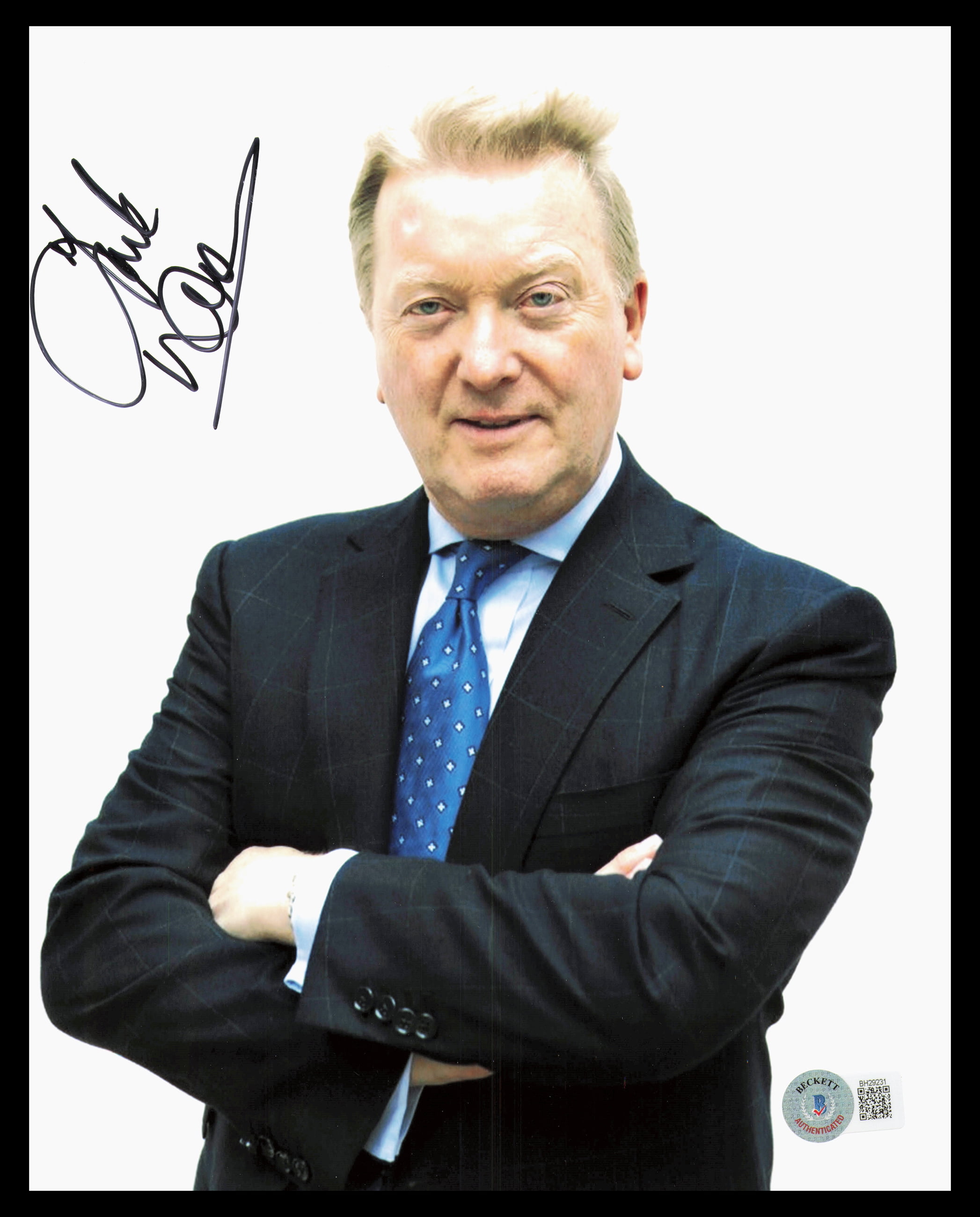 Frank Warren Autographed 8x10 Photo Promoter Beckett BAS QR #BH29231 ...