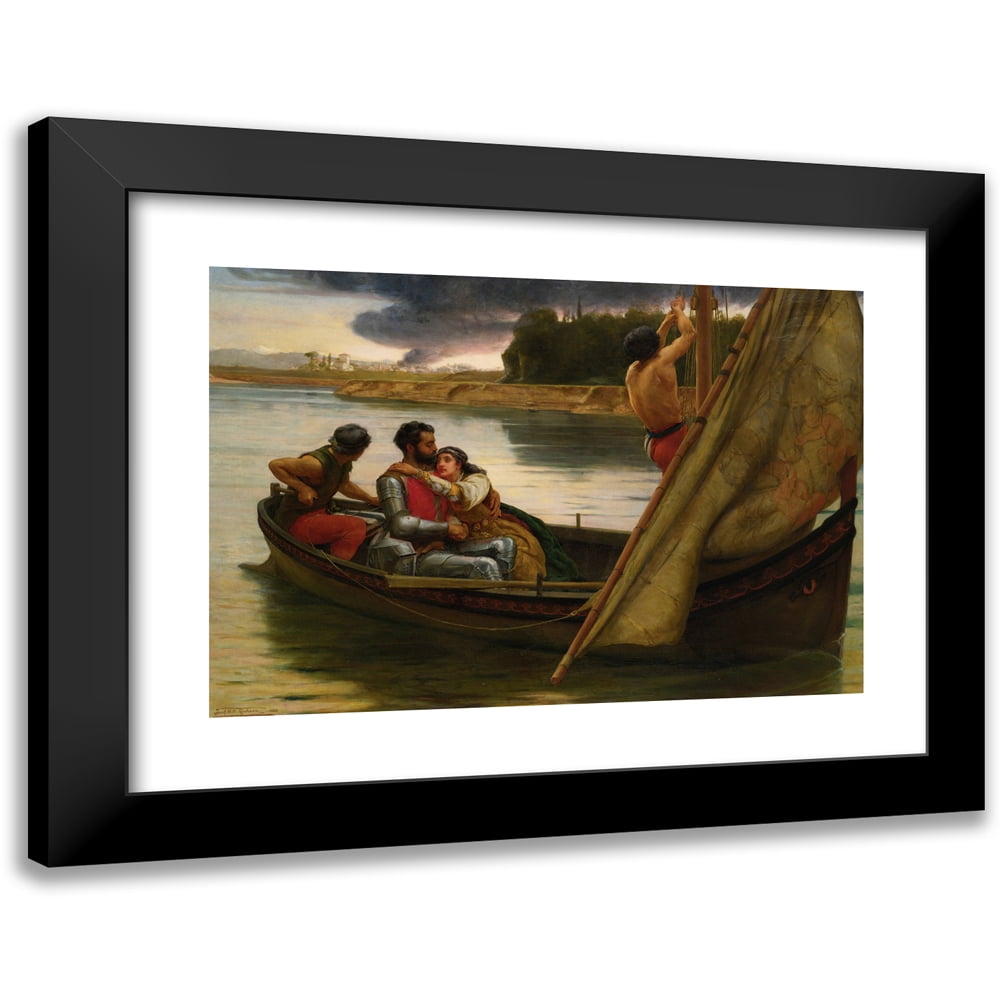 Frank William Warwick Topham 14x11 Black Modern Framed Museum Art Print ...