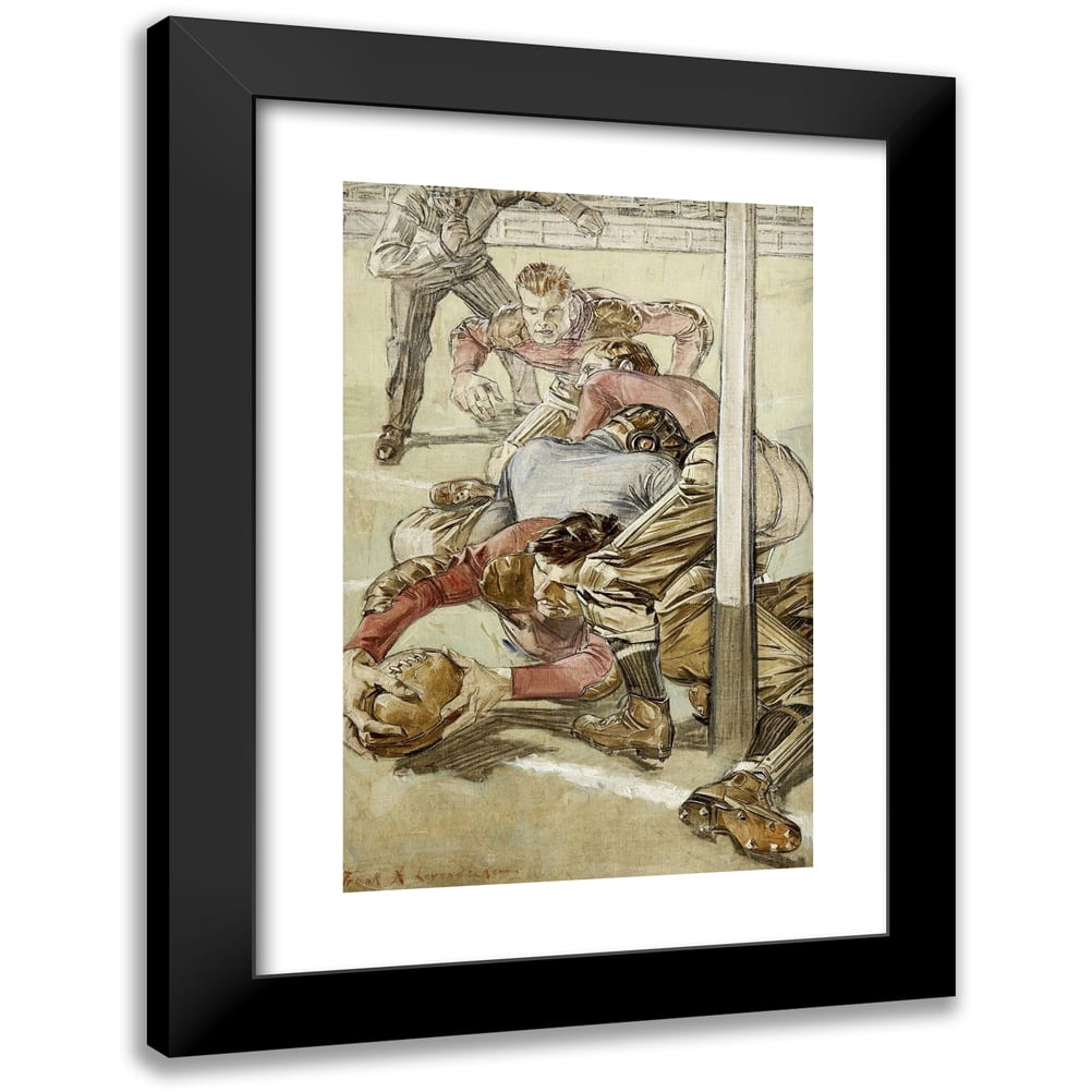 Frank Xavier Leyendecker 17x24 Black Modern Framed Museum Art Print ...
