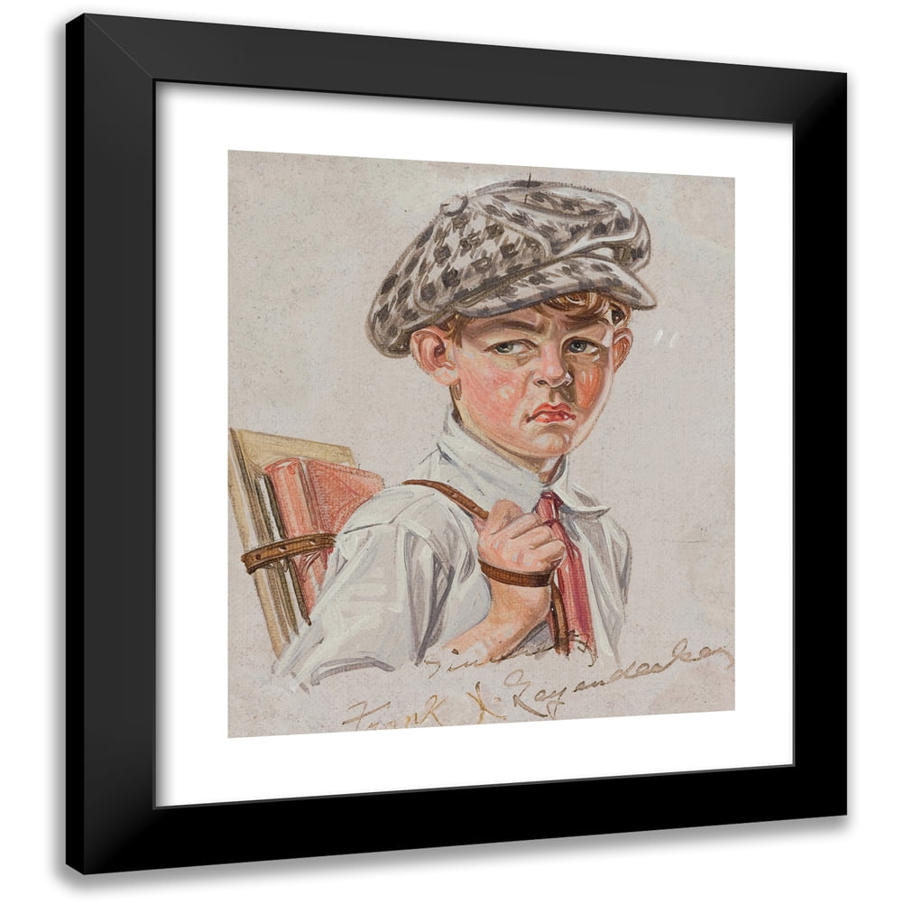 Frank Xavier Leyendecker 20x23 Black Modern Framed Museum Art Print ...
