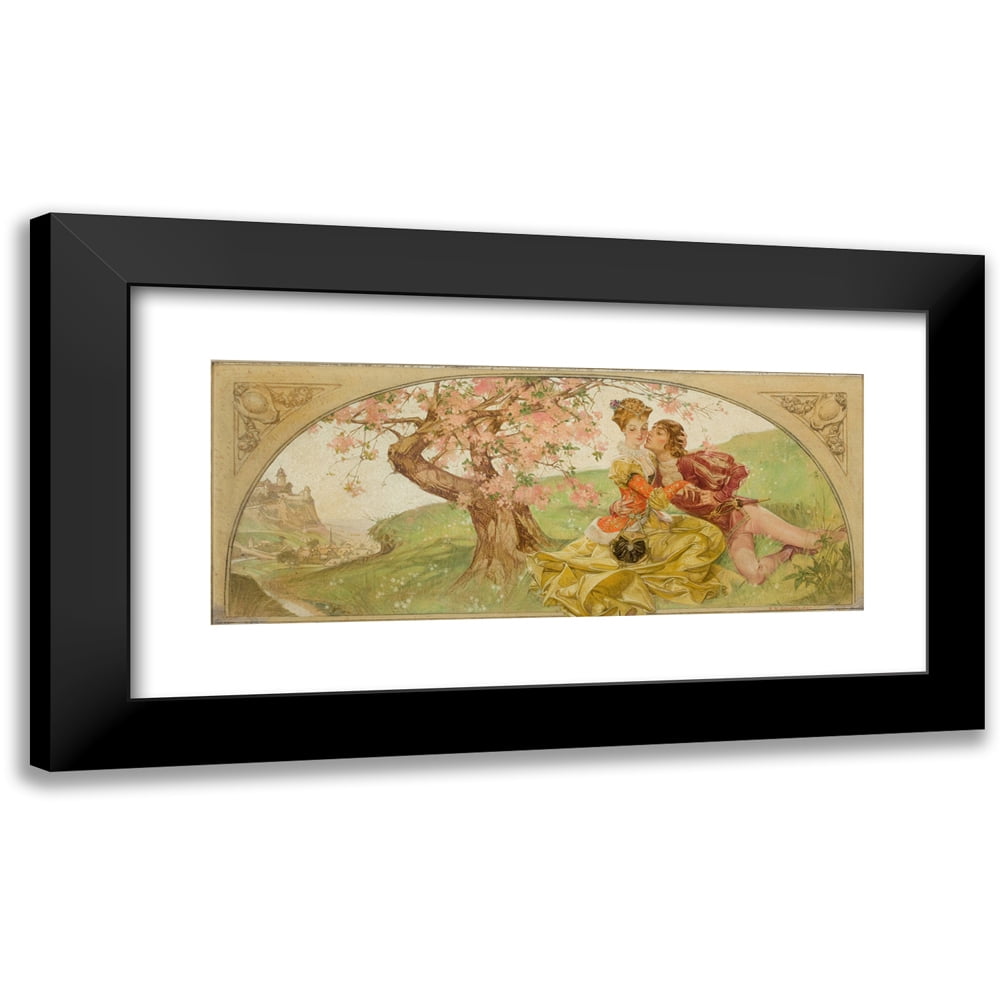 Frank Xavier Leyendecker 24x12 Black Modern Framed Museum Art Print ...