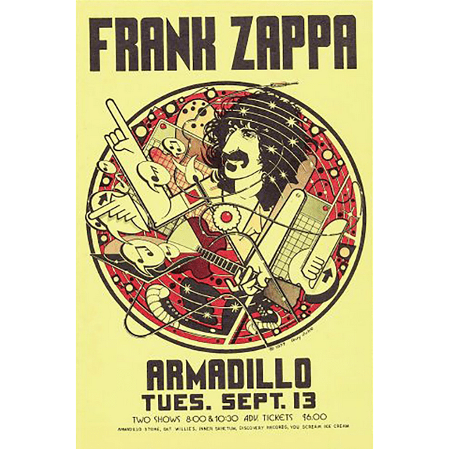 Frank Zappa 24x36 Poster, Iconic Rock Musician, Avant-Garde Composer ...