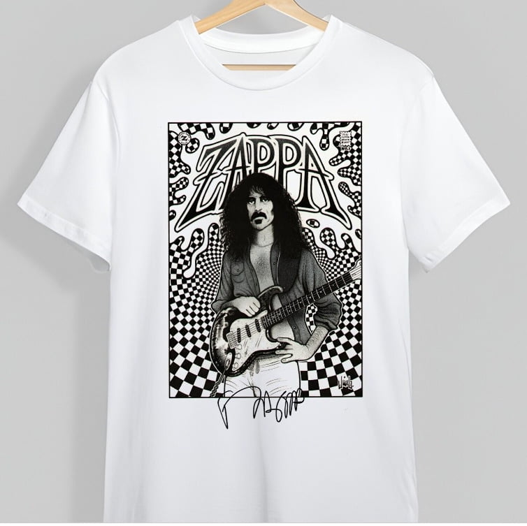 Frank Zappa t Shirt,, father day. graphic - HOT,, anniversary//art ...