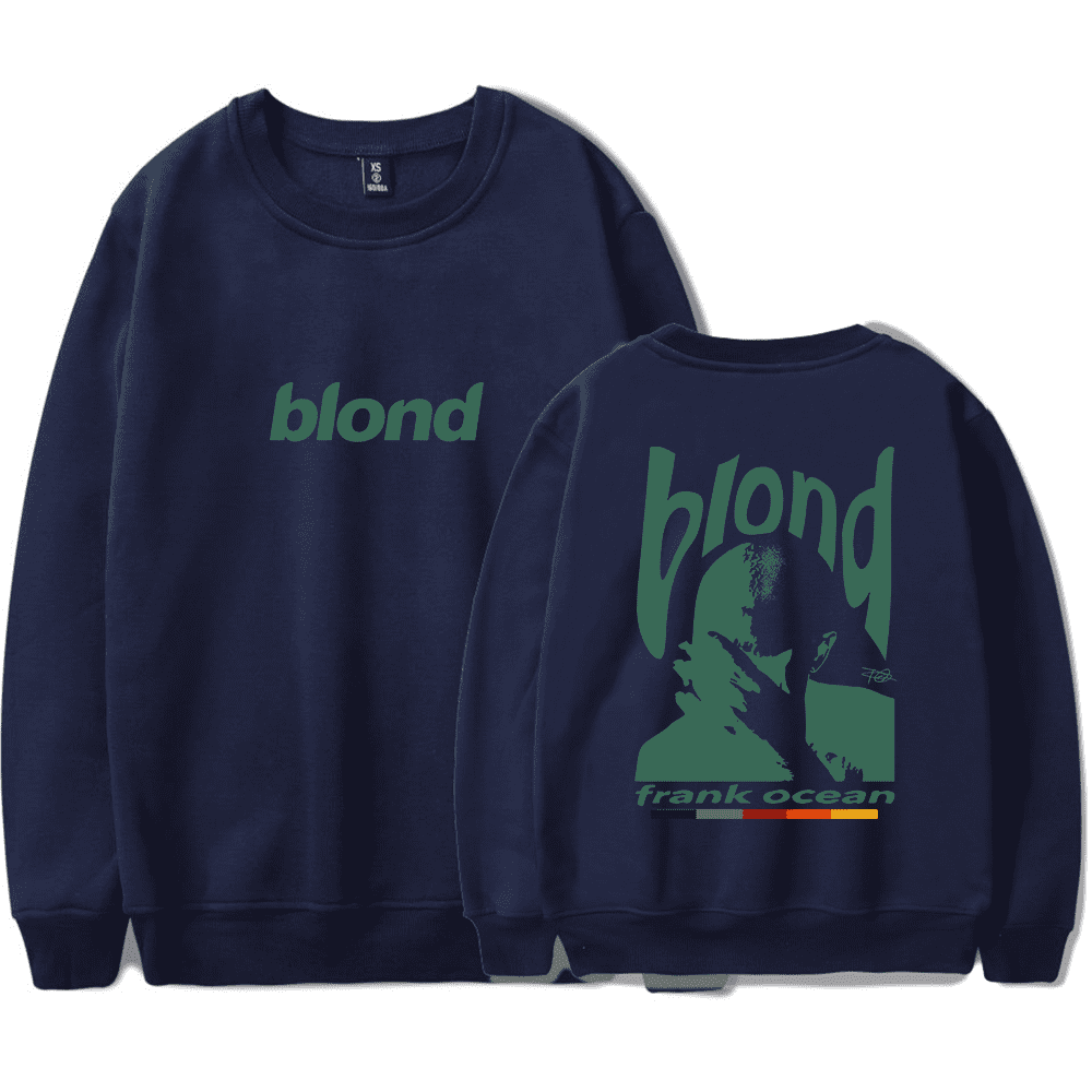 Frank ocean Merch Blond Blonde Photo Crewneck Sweatshirts Winter Unisex Fashion Casual Long ...