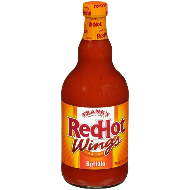 Frank's RedHot Buffalo Wings SBF3 Sauce, Chicken Wing Seasoning, 23 fl ...