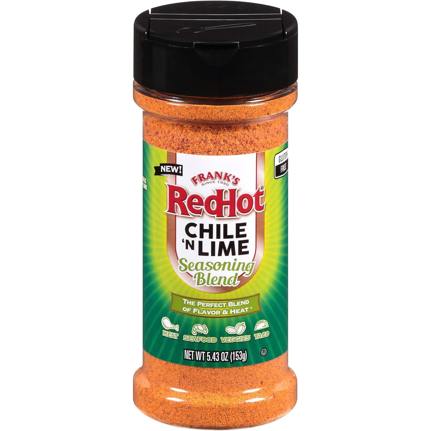 Frank's RedHot Chile and Lime Seasoning Blend, 5.43 oz Mixed Spices ...