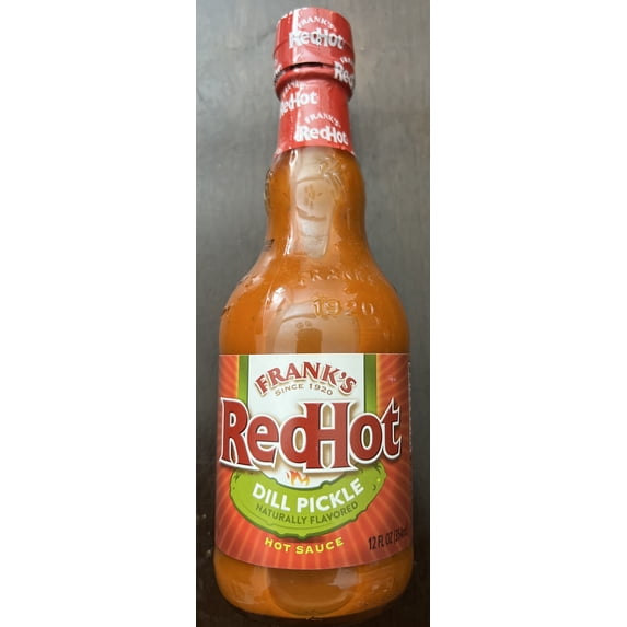 Frank's RedHot Dill Pickle Naturally Flavored Hot Sauce, 12 Fluid Ounce ...