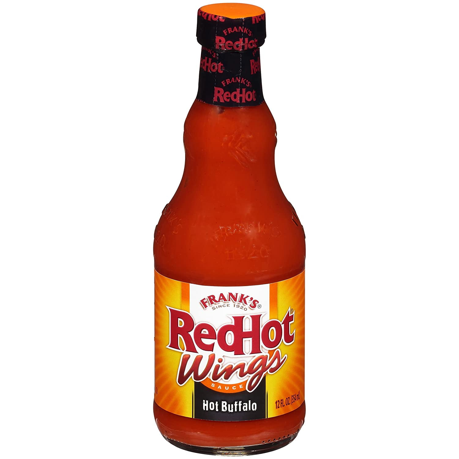 Frank's RedHot Hot Buffalo Wings Hot Sauce, 12 fl oz - Walmart.com