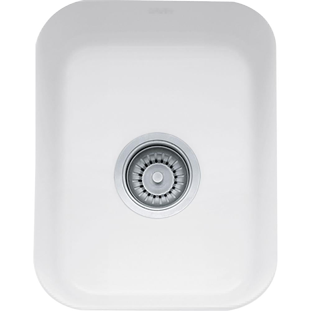 Franke Cck-110-13 Cisterna Deep Bowl Kitchen Sink, Undermount Fireclay ...