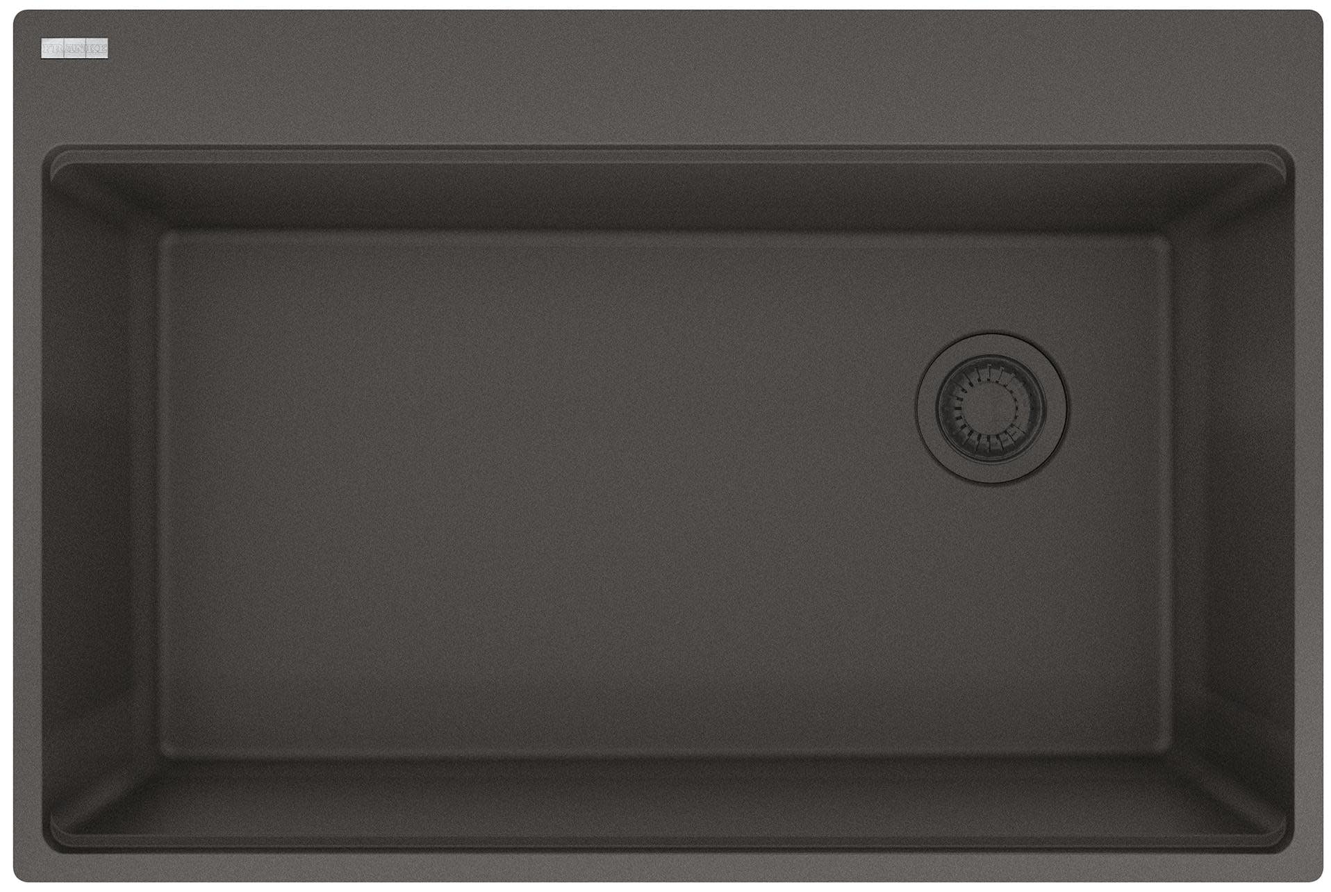 Franke Mag61031ow Maris 33" Drop In Single Basin Granite Kitchen Sink ...