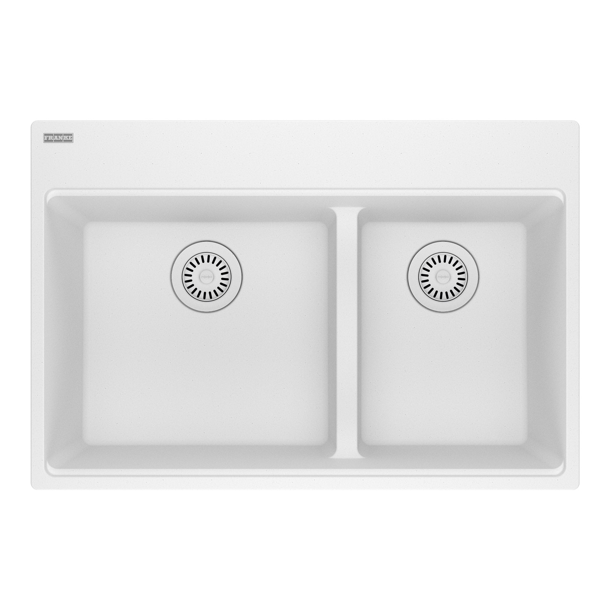 Franke Mag6601611ld Maris 31" Drop In Low Divide Double Basin Granite ...