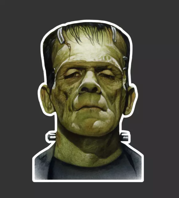 Frankenstein Die Cut Sticker Phone Decal Water Bottle Stickers Car ...