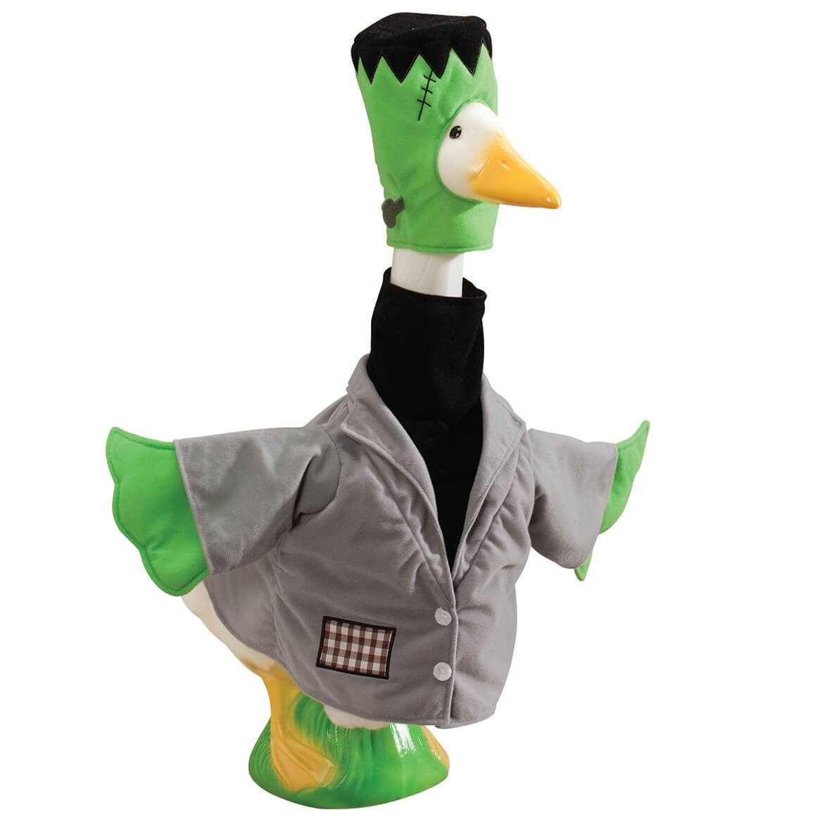 Gaggleville® Frankenstein Goose Outfit, Fits 23" H Large Porch Goose ...